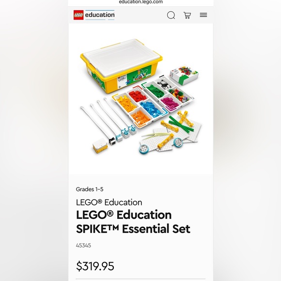 Lego | Toys | Lego Education Spike Essential Set | Poshmark